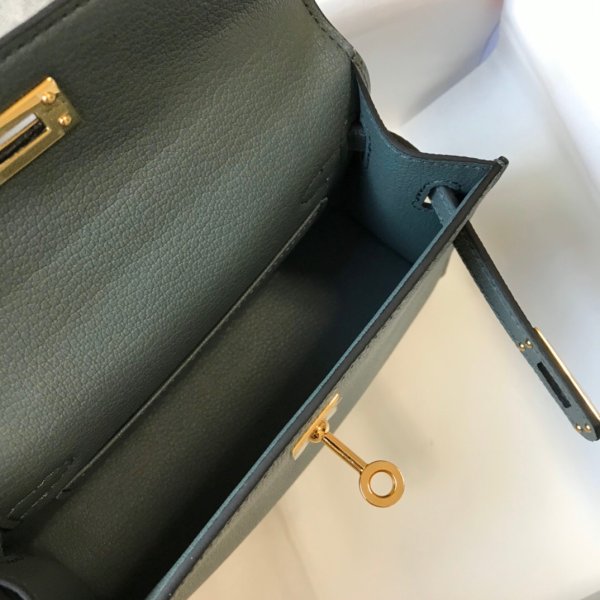 Hermes Réplicas mini Kelly Epsom Leather Armygreen bolsas – Replicas De ...