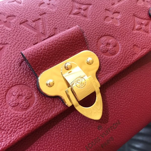 Mejor Louis Vuitton Monogram Empreinte Leather Vavin PM M43931 Vino ...