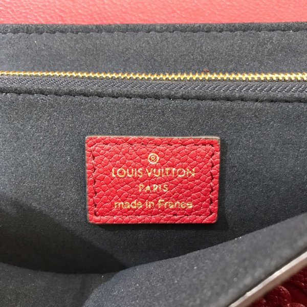 Mejor Louis Vuitton Monogram Empreinte Leather Vavin PM M43931 Vino ...