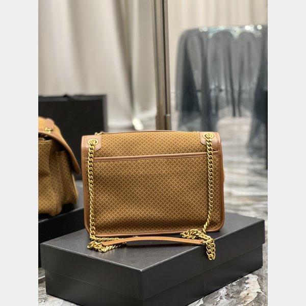Saint Laurent 633158 Designador de Réplicas Niki Arrinkled Vintage ...